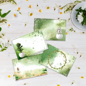Printable Labels With Watercolor Illustrations, Botanical, Digital ...