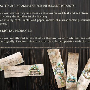Magic Vintage Travel Printable Bookmarks, Digital Bookmark, Vintage ...