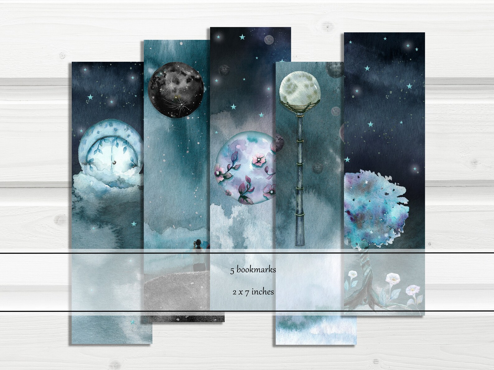 Dreamy Printable Bookmarks, Fantasy Bookmarks Set, Dreamy Labels ...