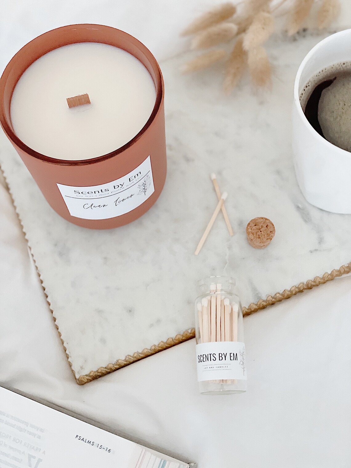 Candle Matches Glass Jar With 25 Matches White Matches - Etsy