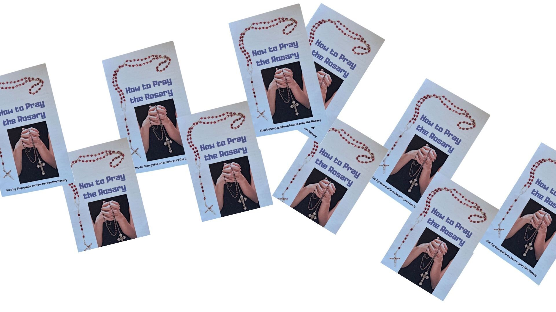 How to Pray the Rosary Prayer Card Packages - Etsy Canada