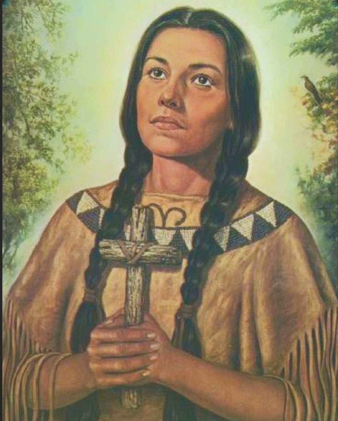 Saint Kateri Tekakwitha 8 by 10 Print - Etsy