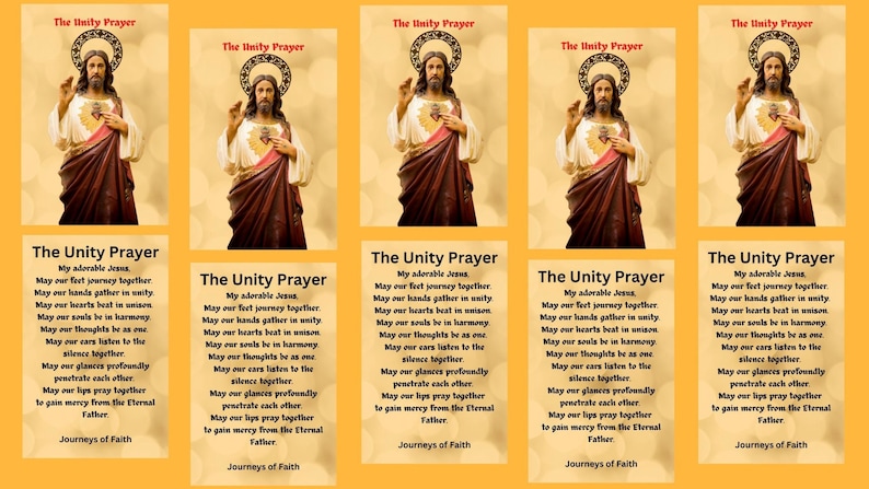 The Unity Prayer Card Packages - Etsy