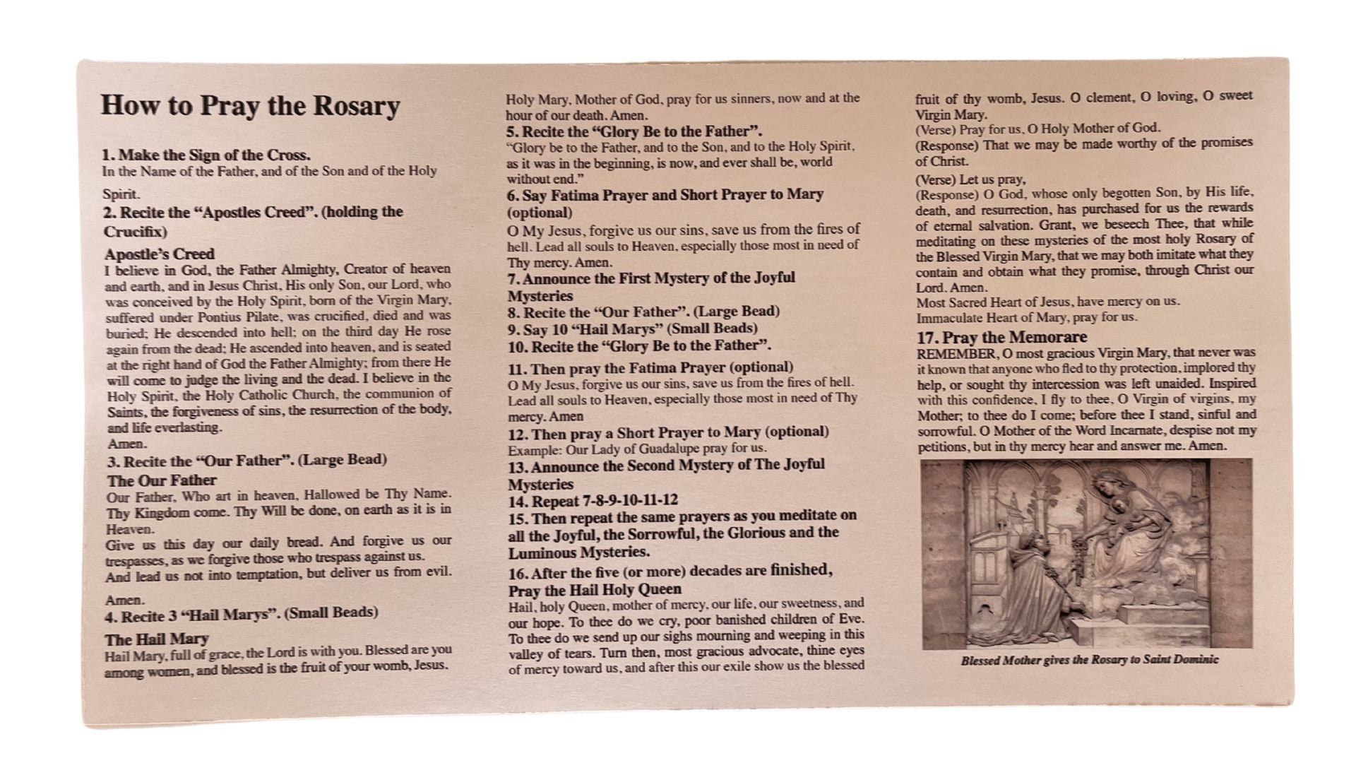 How to Pray the Rosary Prayer Card Packages - Etsy Canada