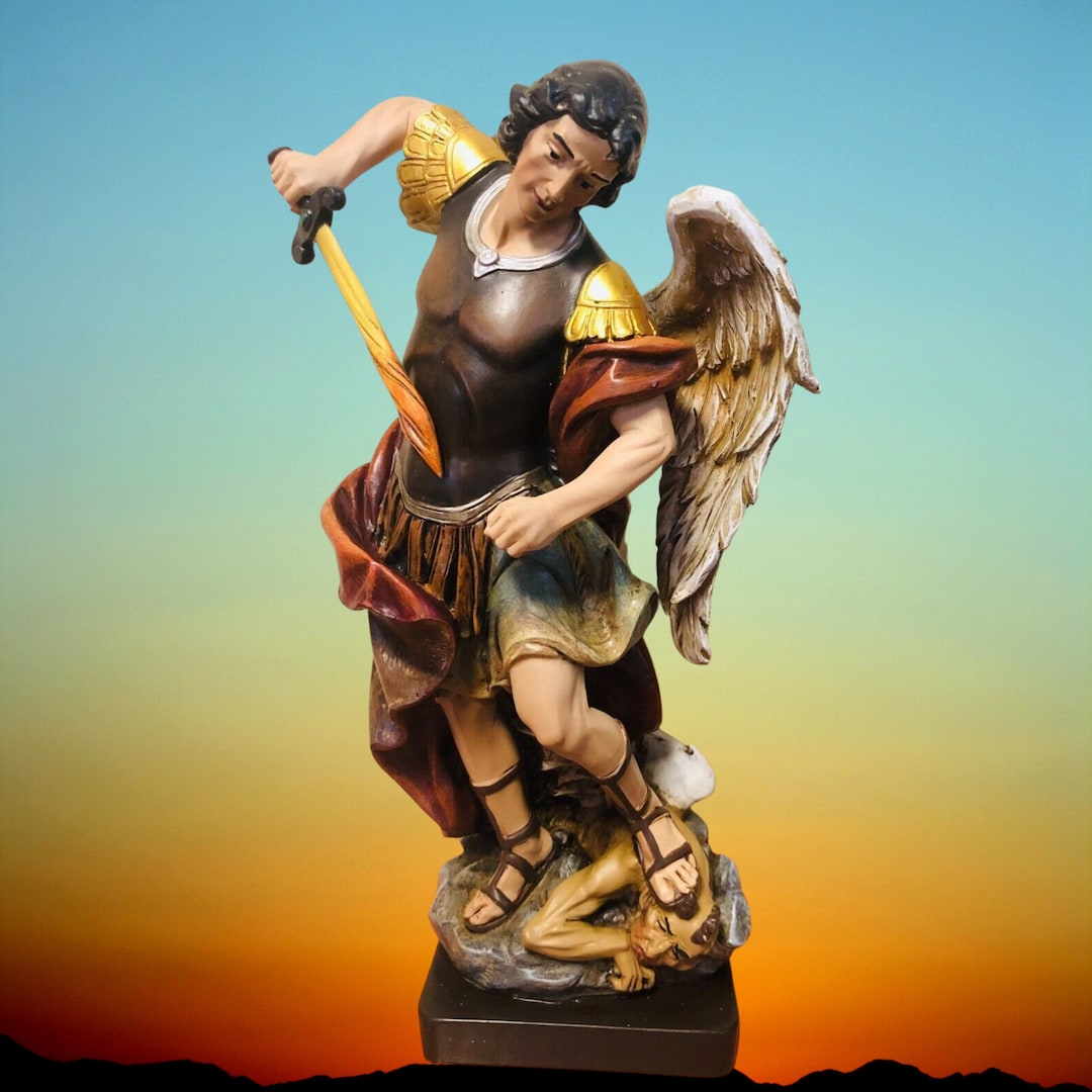 Saint Michael the Archangel 8.5 Statue, New - Etsy