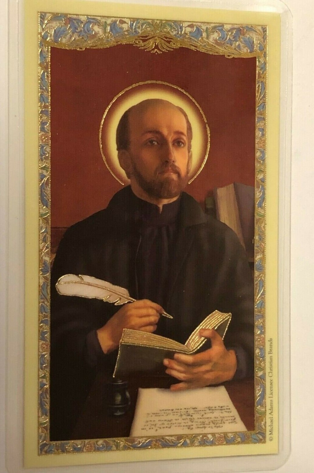 Saint Ignatius of Loyola Laminated Prayer Card, New 2 - Etsy
