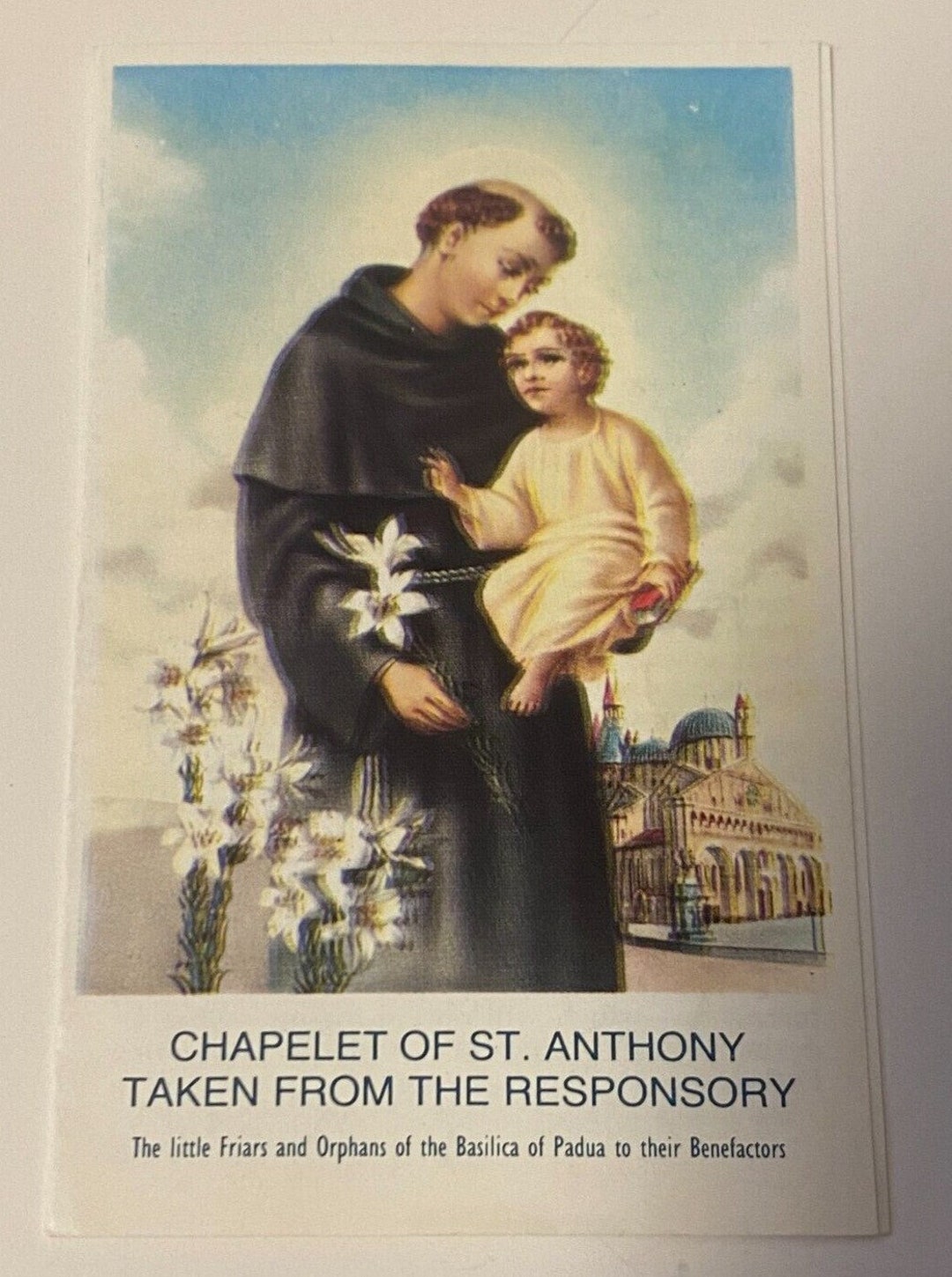Chapelet of Saint Anthony Taken From the Responsory Folder, New From ...