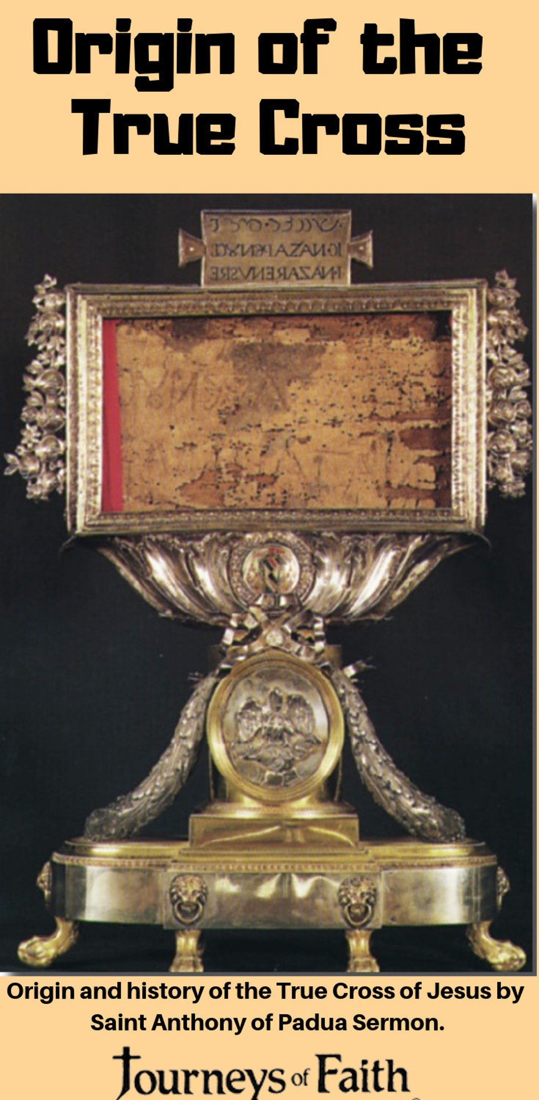 Origin of the True Cross of Jesus DVD - Etsy