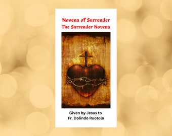 The Surrender Novena Prayer Card - Etsy