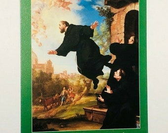 St. Joseph of Cupertino W/ Laminated Holy Card & Instructions patron of ...