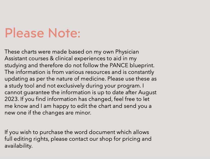 PA Dermatology Handbook + ICD-10 & CPT Code List - Etsy