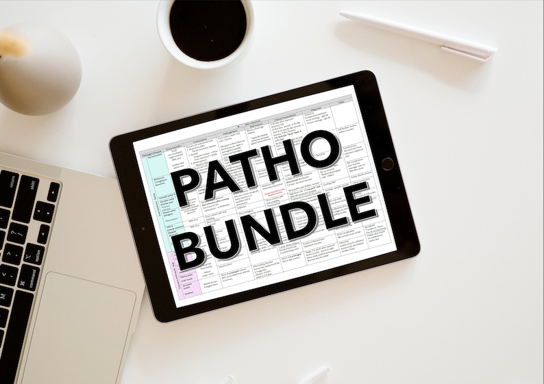 PA Pathophysiology Chart BUNDLE - Etsy