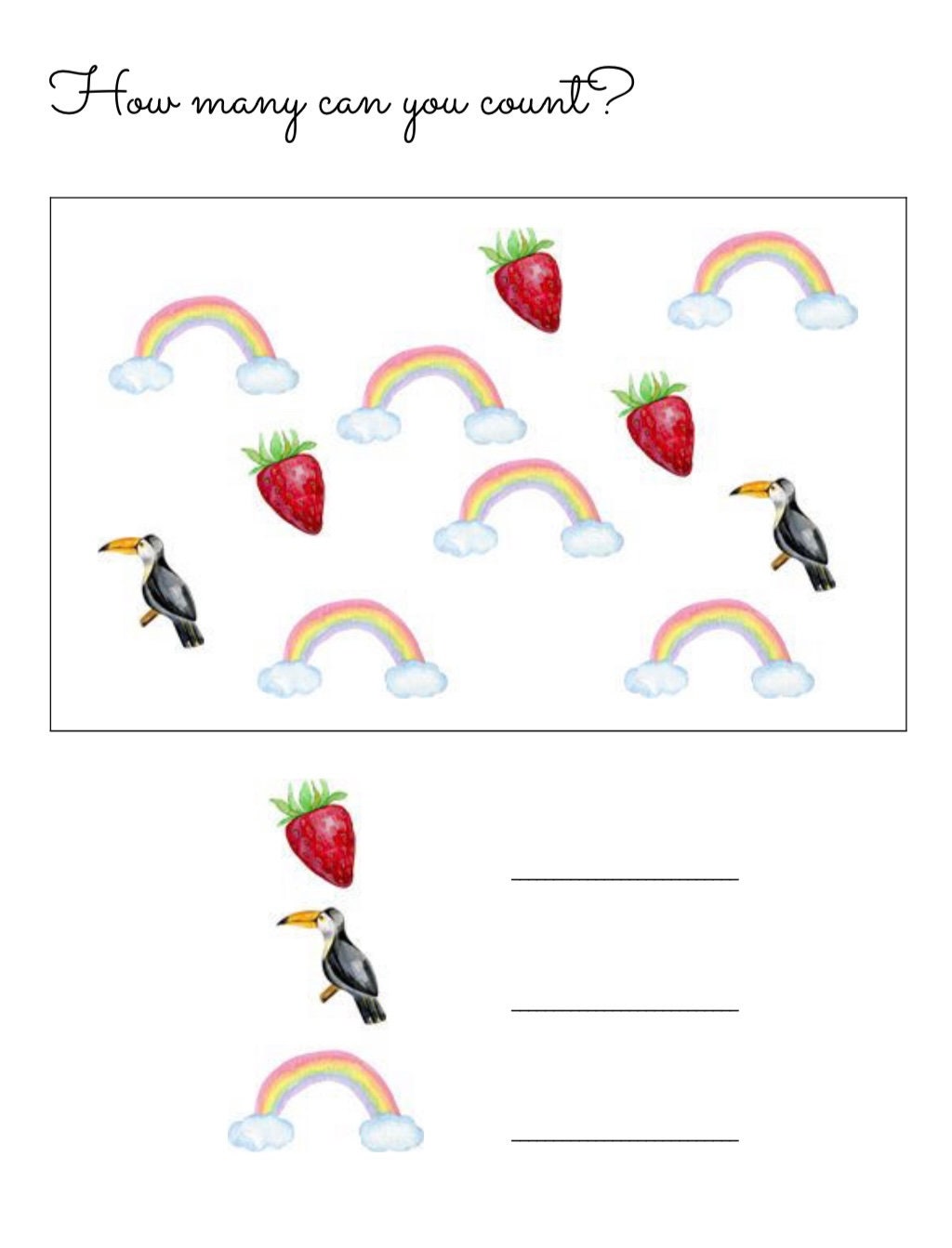 Kindergarten Worksheets - Etsy