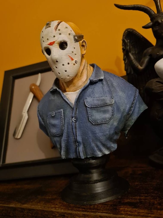 Friday the 13th jason Bust - Etsy