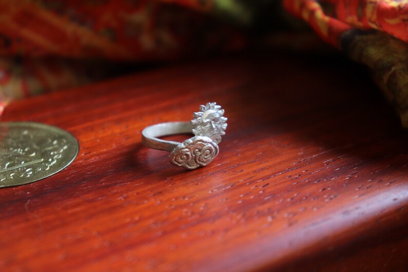 Fluffy Cloud and Sun Ring - Anello Nuvola E Sole - Etsy