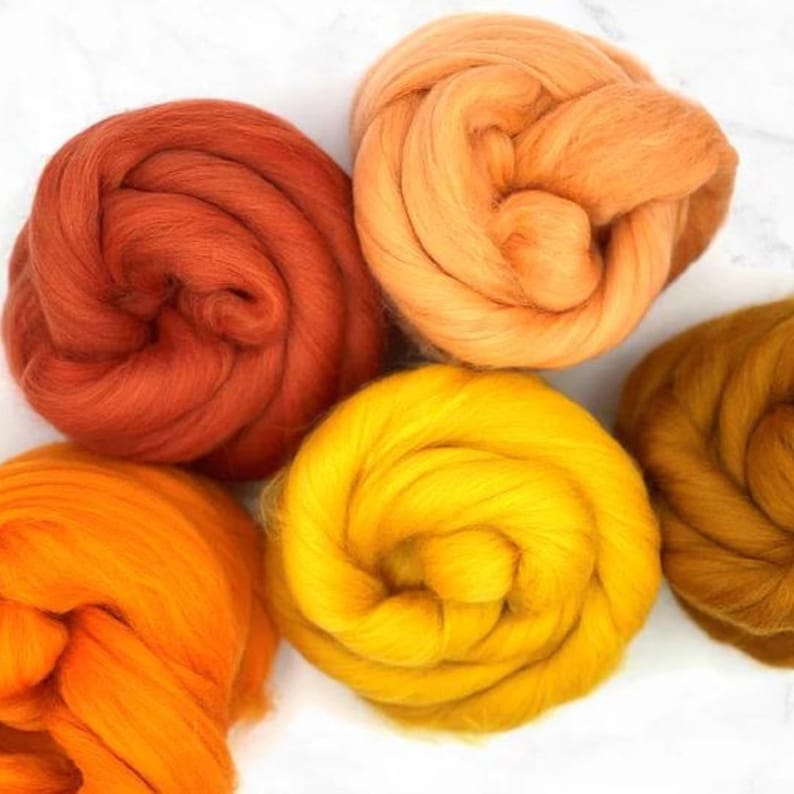 Mixed Merino Wool Variety Pack Perfect Wool Roving for Spinning ...