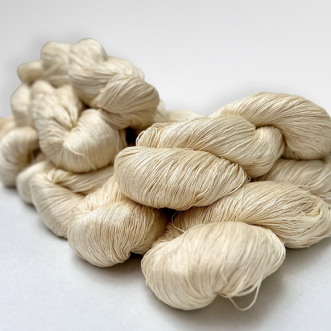 Mulberry Silk Yarn | Lace Weight 6 Ply | Revolution Fibers - Etsy