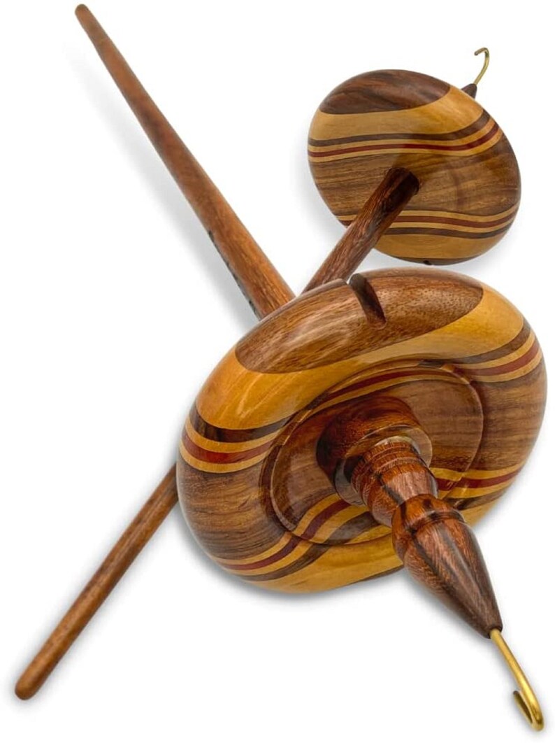 Revolution Fibers Premium Rosewood Top Whorl Drop Spindle for - Etsy