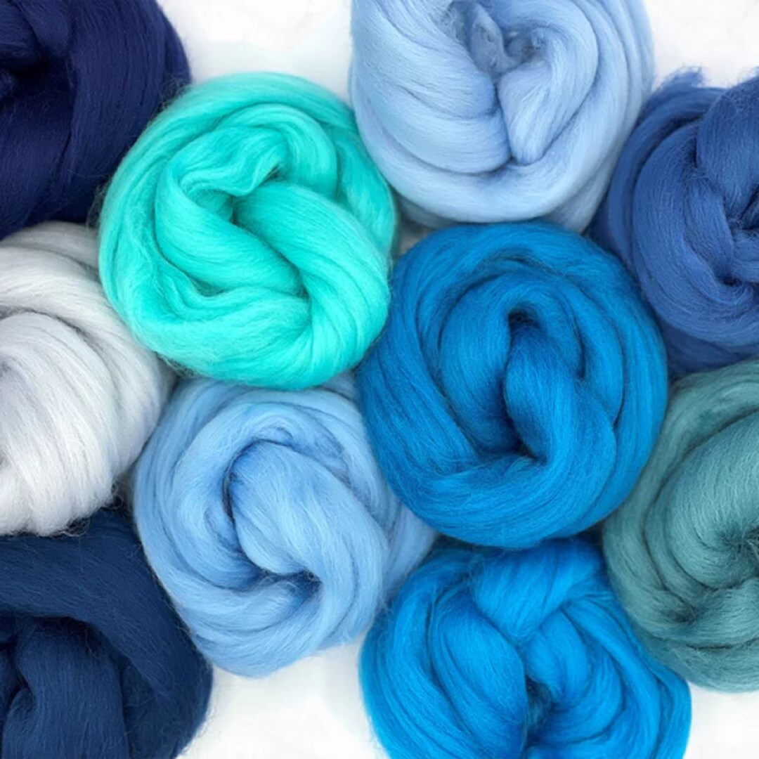 Mixed Merino Wool Variety Pack | Perfect Wool Roving for Spinning ...