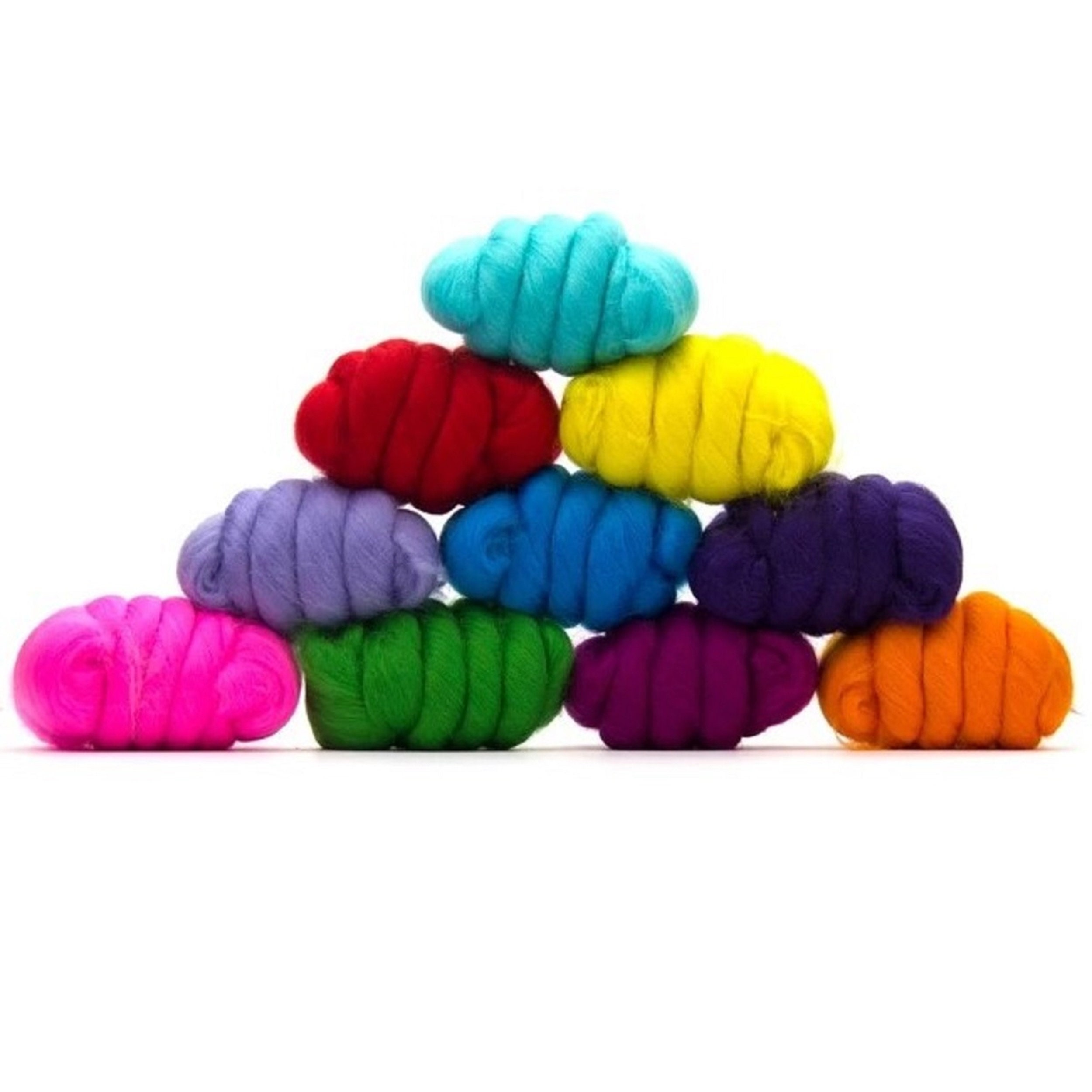 Mixed Merino Wool Variety Pack | Perfect Wool Roving for Spinning ...