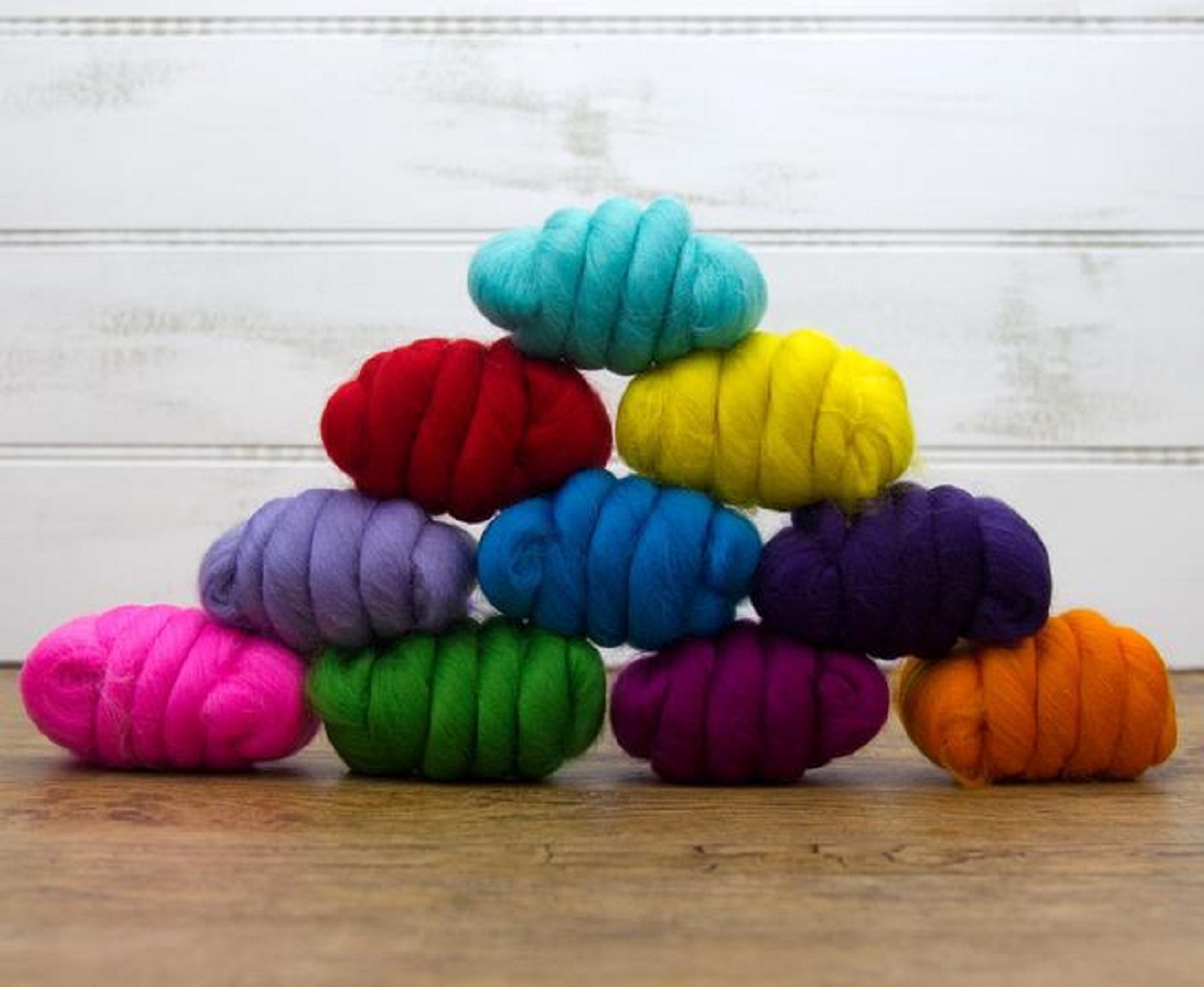 Mixed Merino Wool Variety Pack | Perfect Wool Roving for Spinning ...