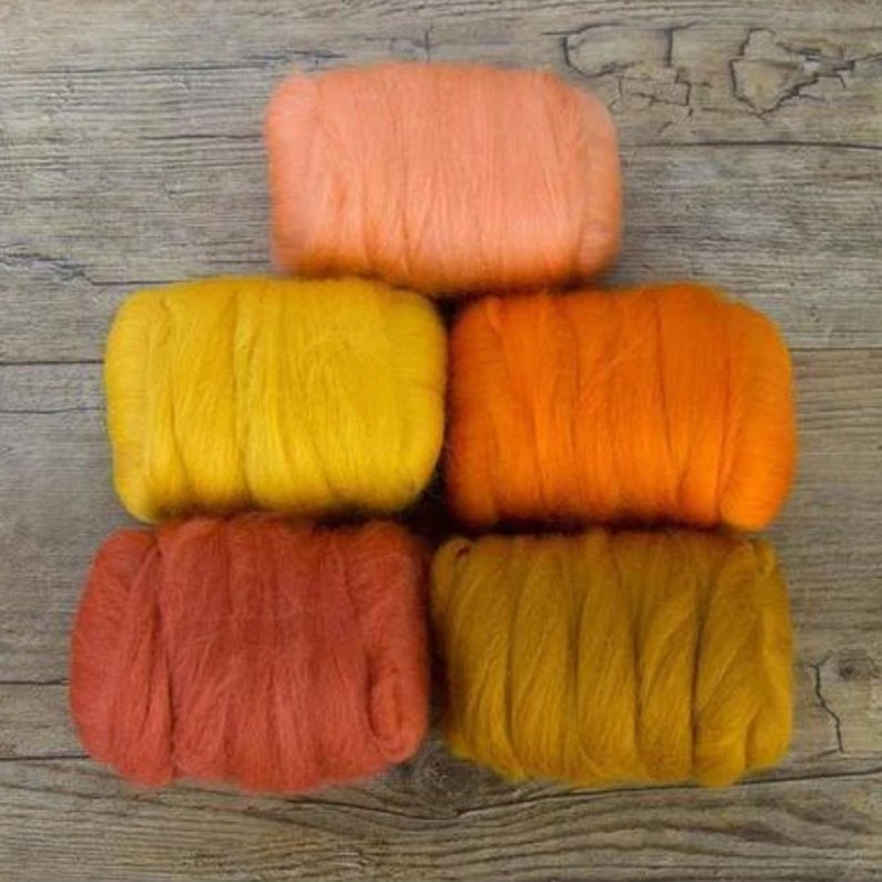 Mixed Merino Wool Variety Pack Perfect Wool Roving for Spinning ...