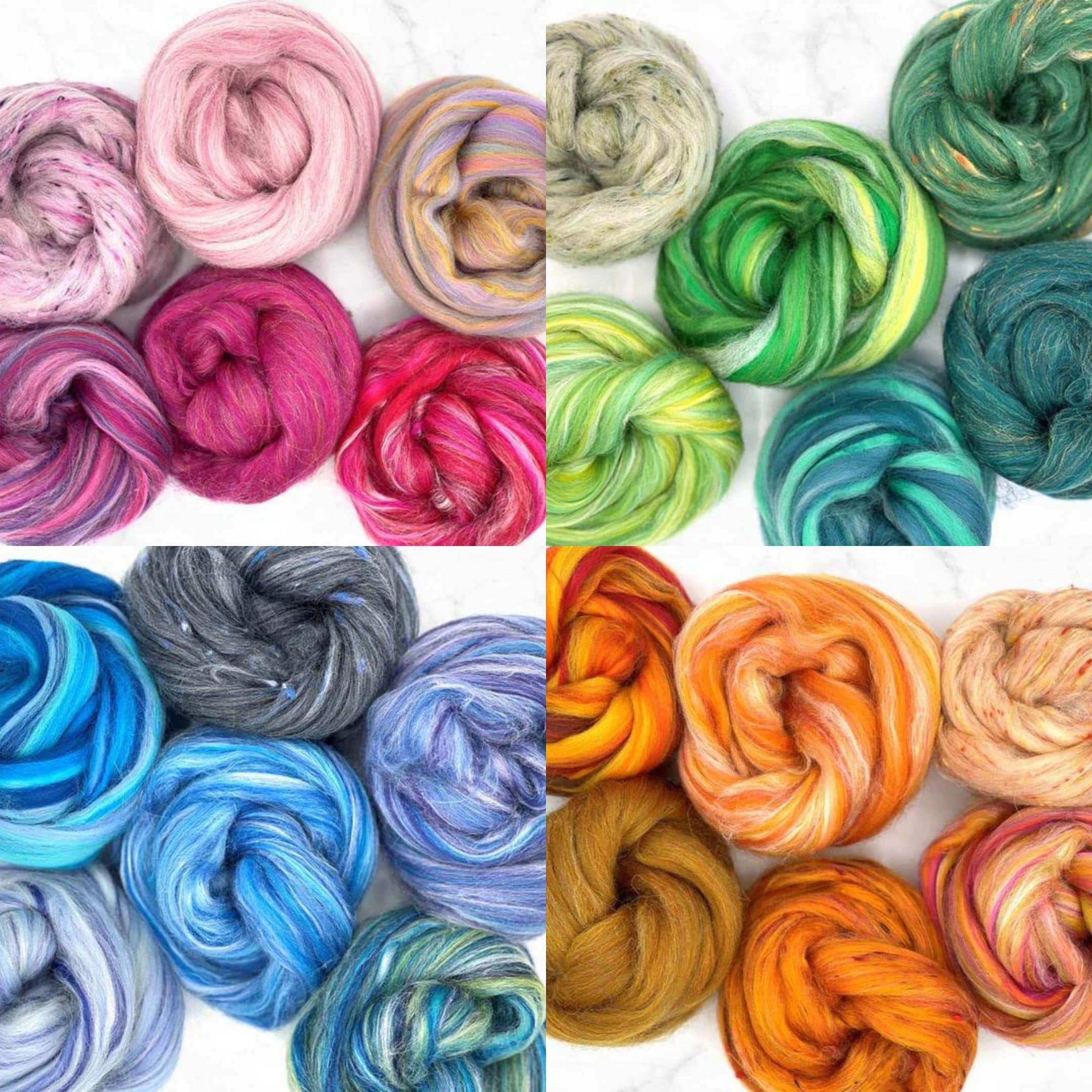 Revolution Fibers Zen Blend Collection Luxurious Blends of Merino, Silk ...