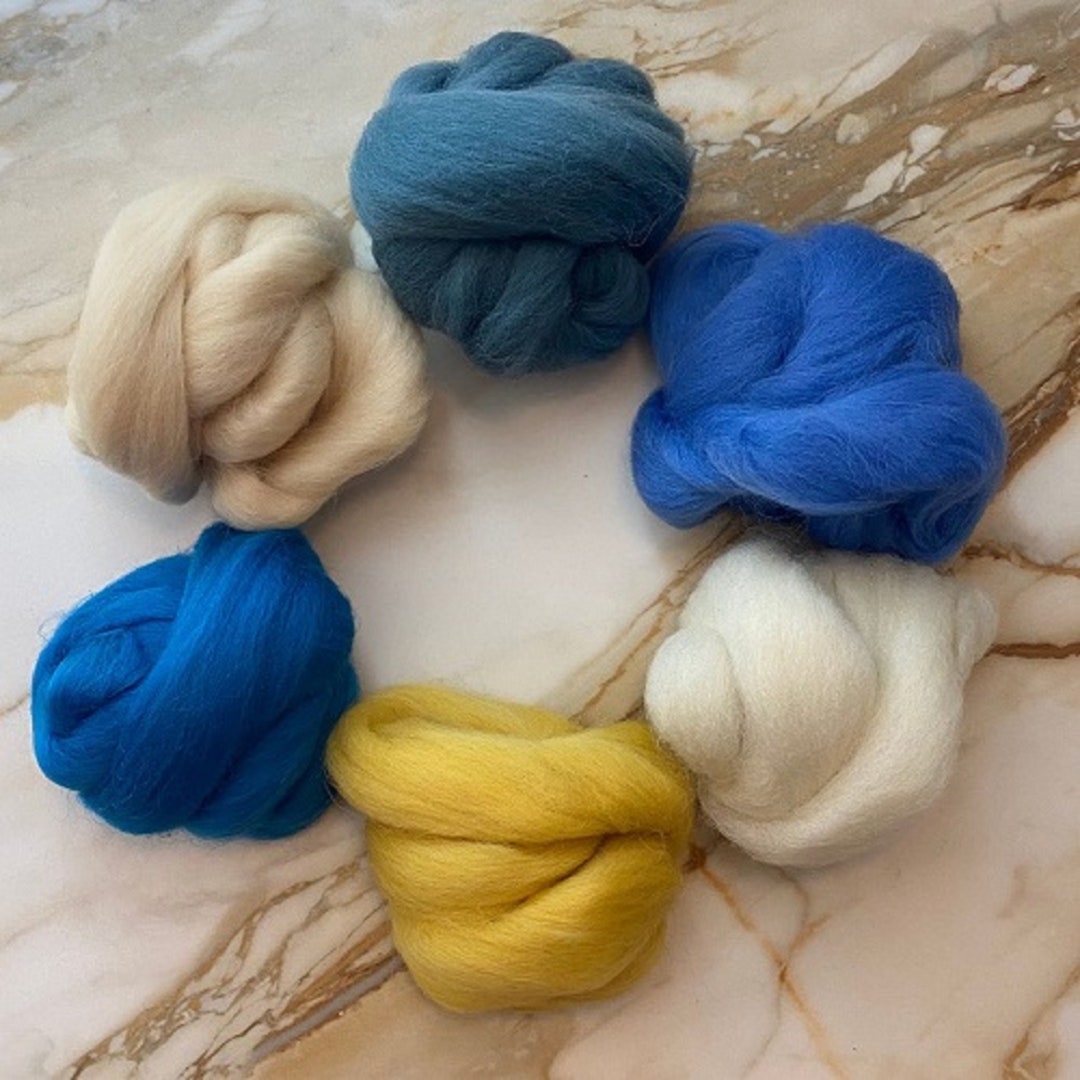 Revolution Fibers Shetland Collection | Sunshine Cove Bundle of Dyed ...