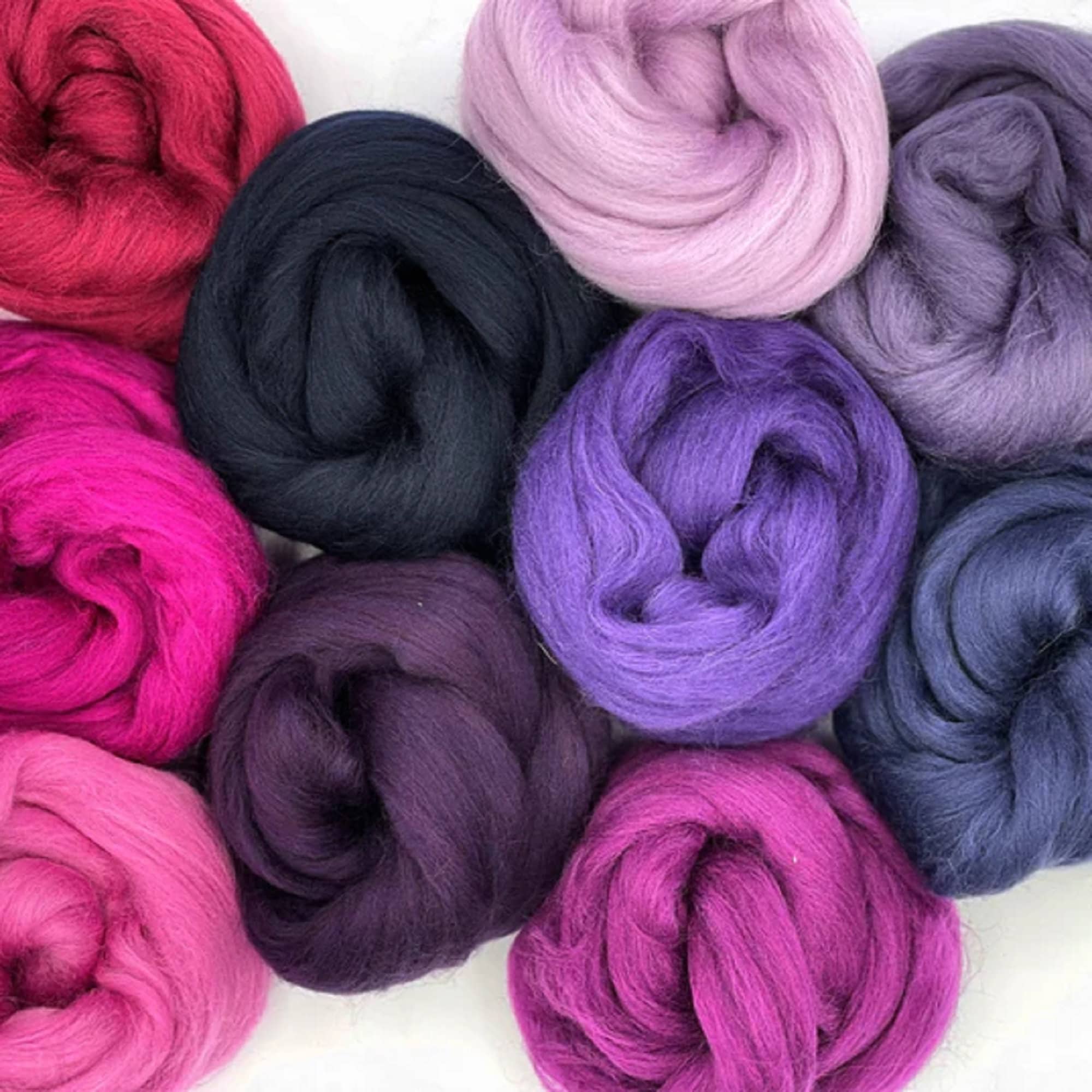 Mixed Merino Wool Variety Pack | Perfect Wool Roving for Spinning ...