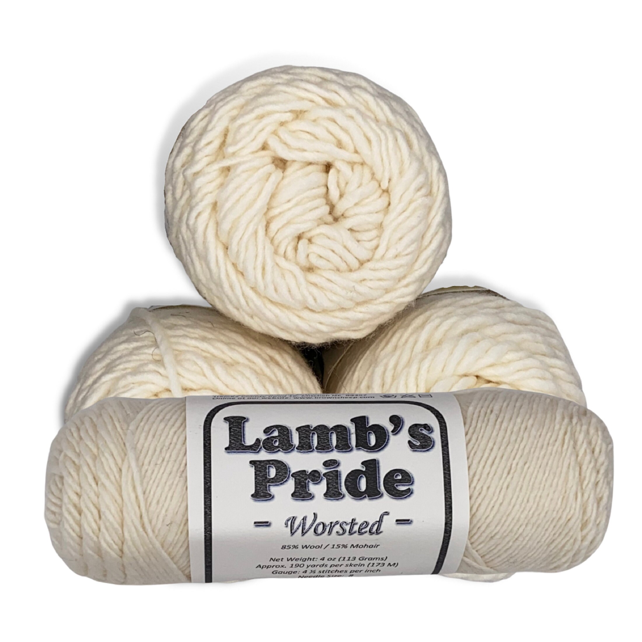 Brown Sheep Lamb's Pride Worsted Weight Yarn | 190 Yards | 85% Wool 15 ...