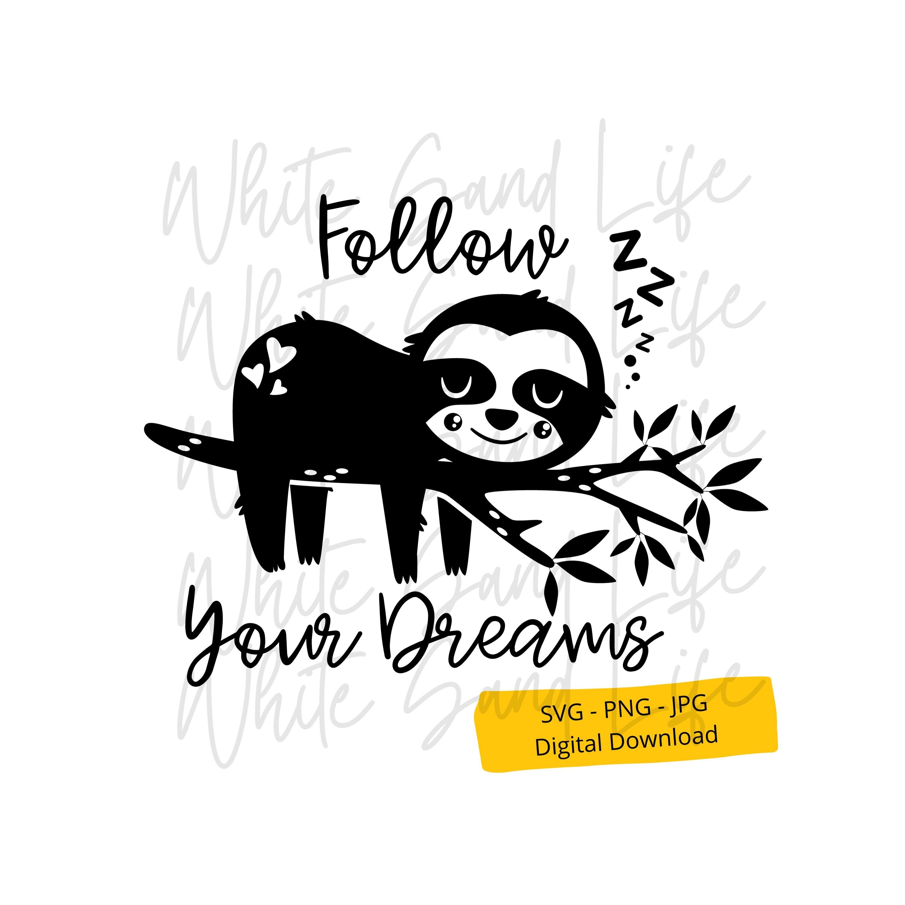 Faultier SVG, Faultier Png Sublimation, Faultier Geburtstag Geschenke ...