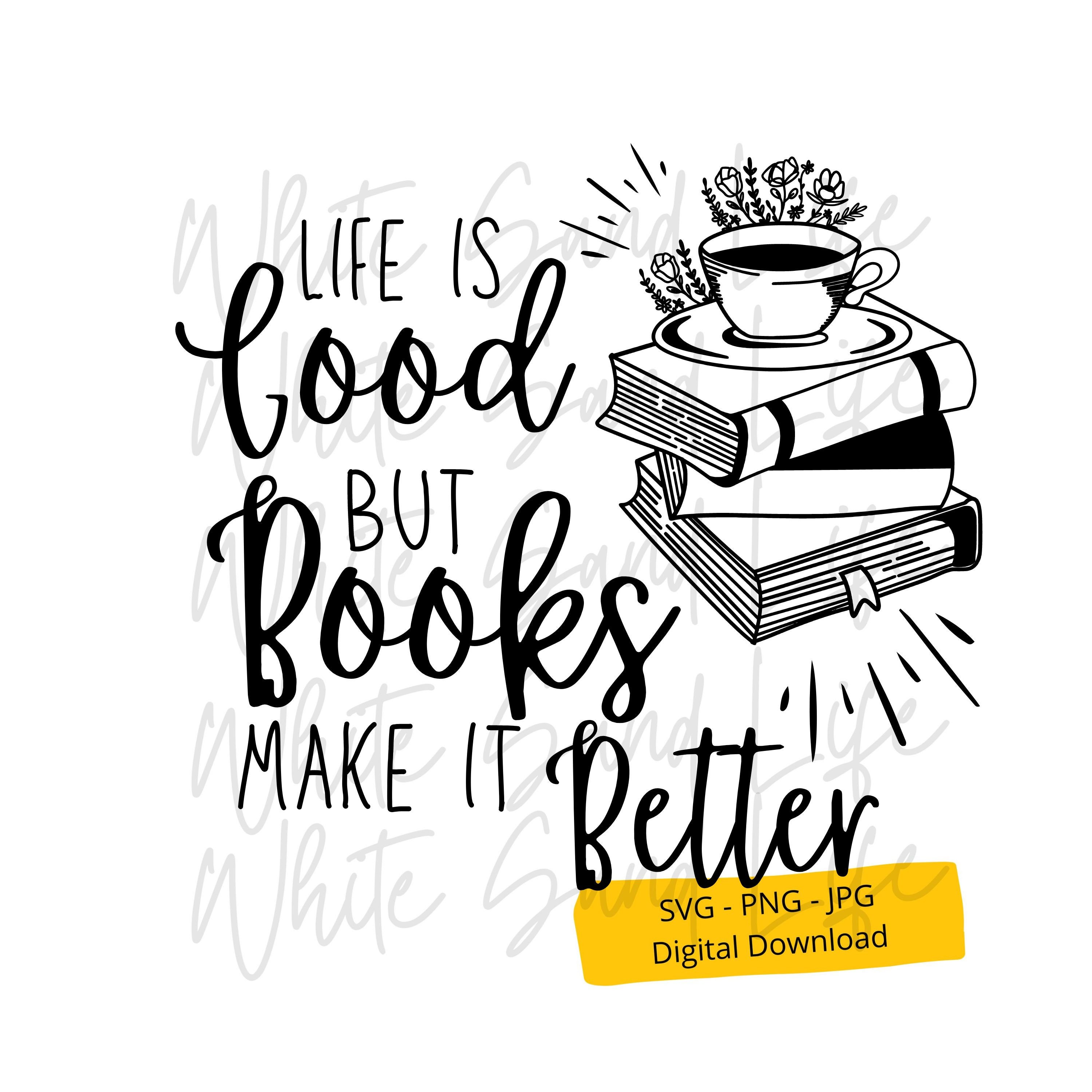 Books Svg, Reading Png, Stacked Books Clip Art, Book Lover Cricut Svg ...