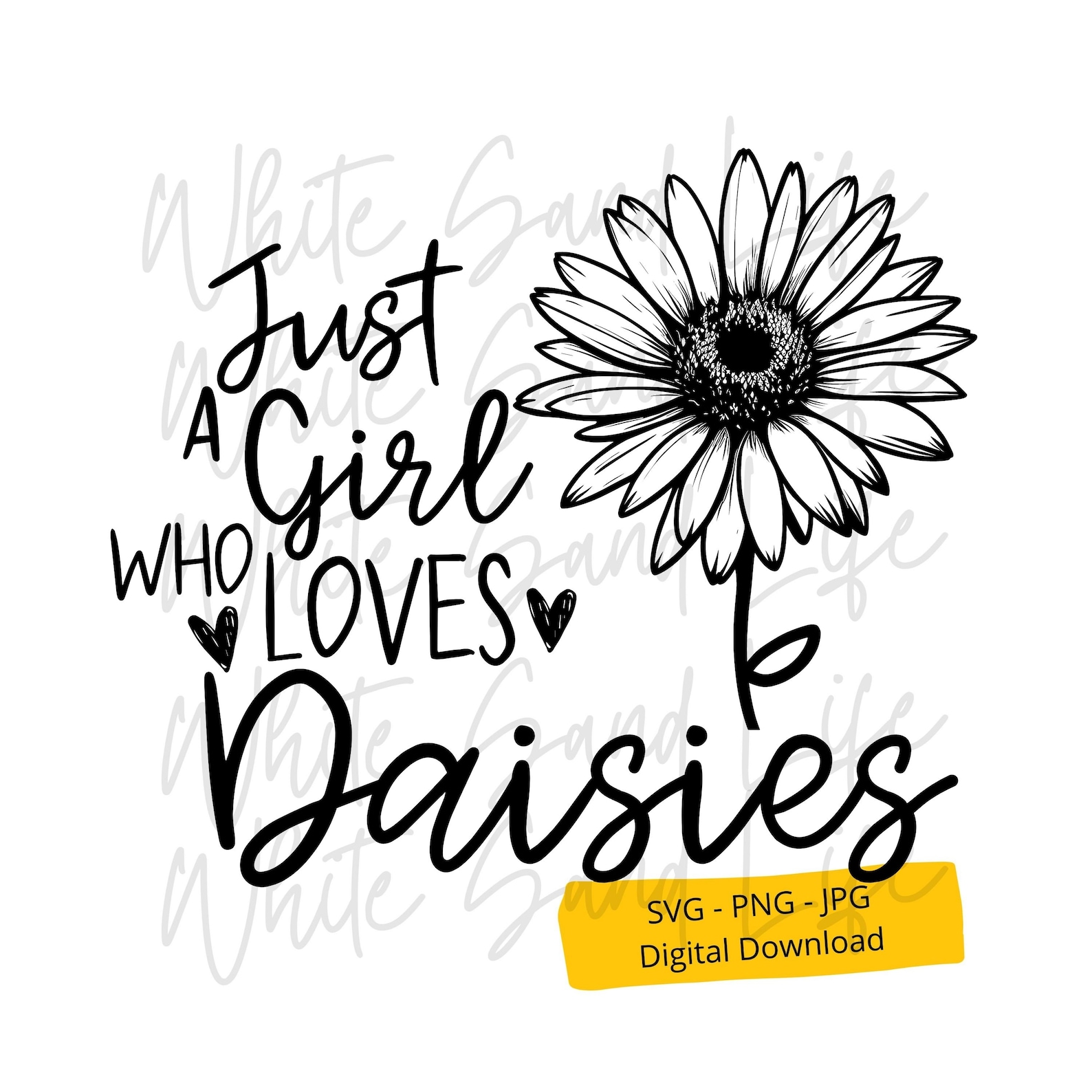 Daisy Svg Daisy Png Daisy Clip Art Spring Svg for Shirt - Etsy
