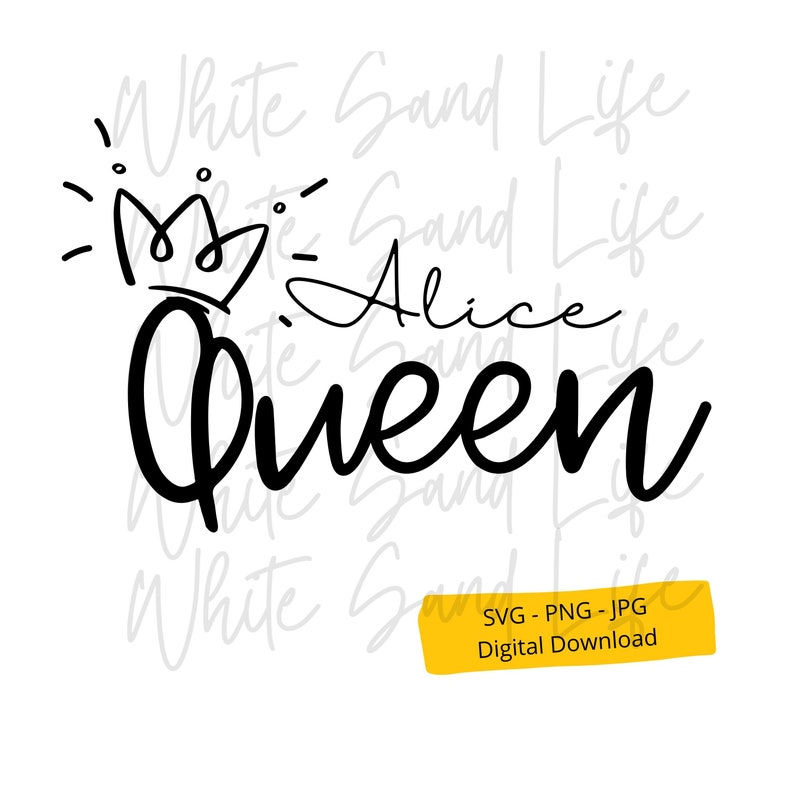 Personalized Crown Svg, Crown Png, Queen Crown With Name Svg, Tiara for ...