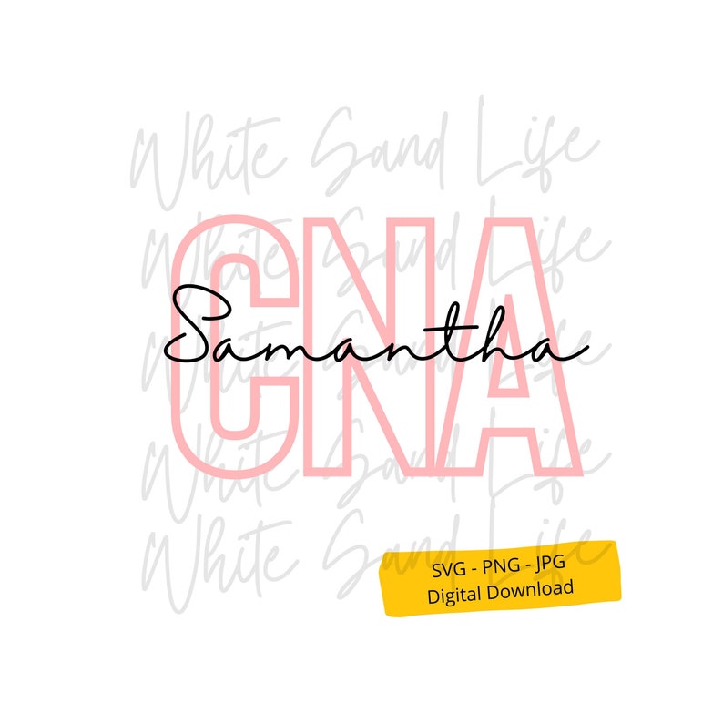 Personalized CNA Nurse Svg, Certified Nursing Assistant Svg, Nurse Svg ...