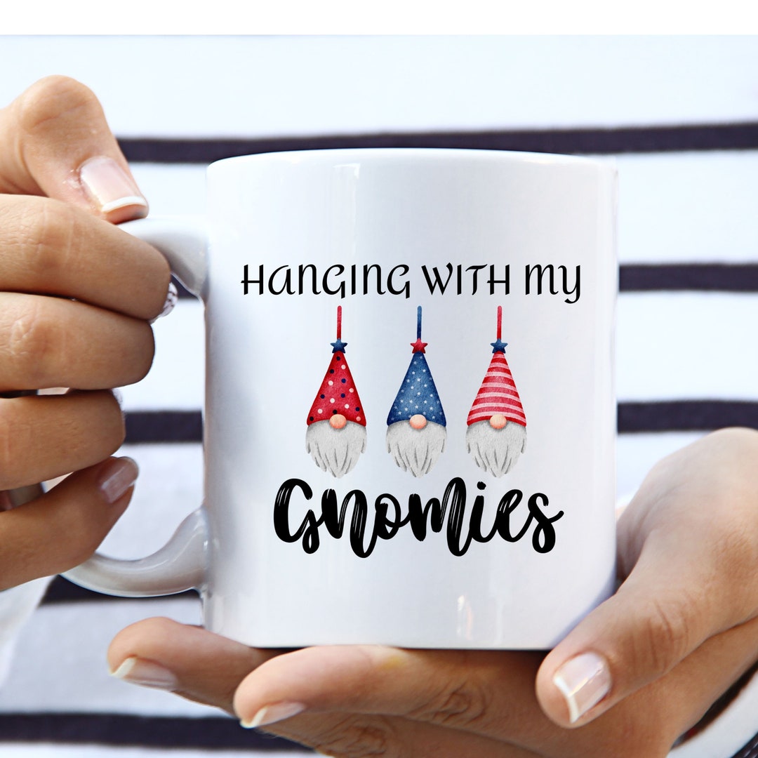 Gnome Coffee Mug, Gnome Gifts for Christmas, Hanging With My Gnomies ...