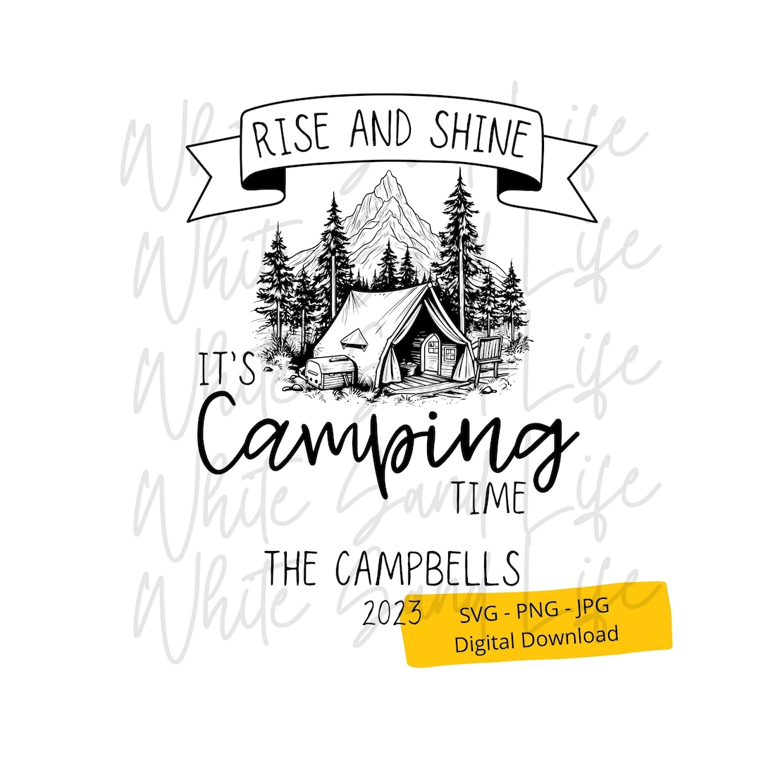 Personalized Camping Svg, Camper Svg, Camp Svg, Adventure Svg, Camping ...