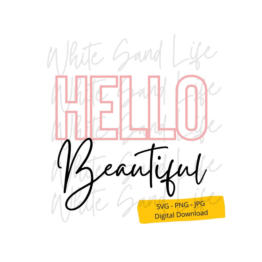 Make up Svg, Hello Beautiful Png, Makeup Quotes Svg, Cosmetics Svg for ...