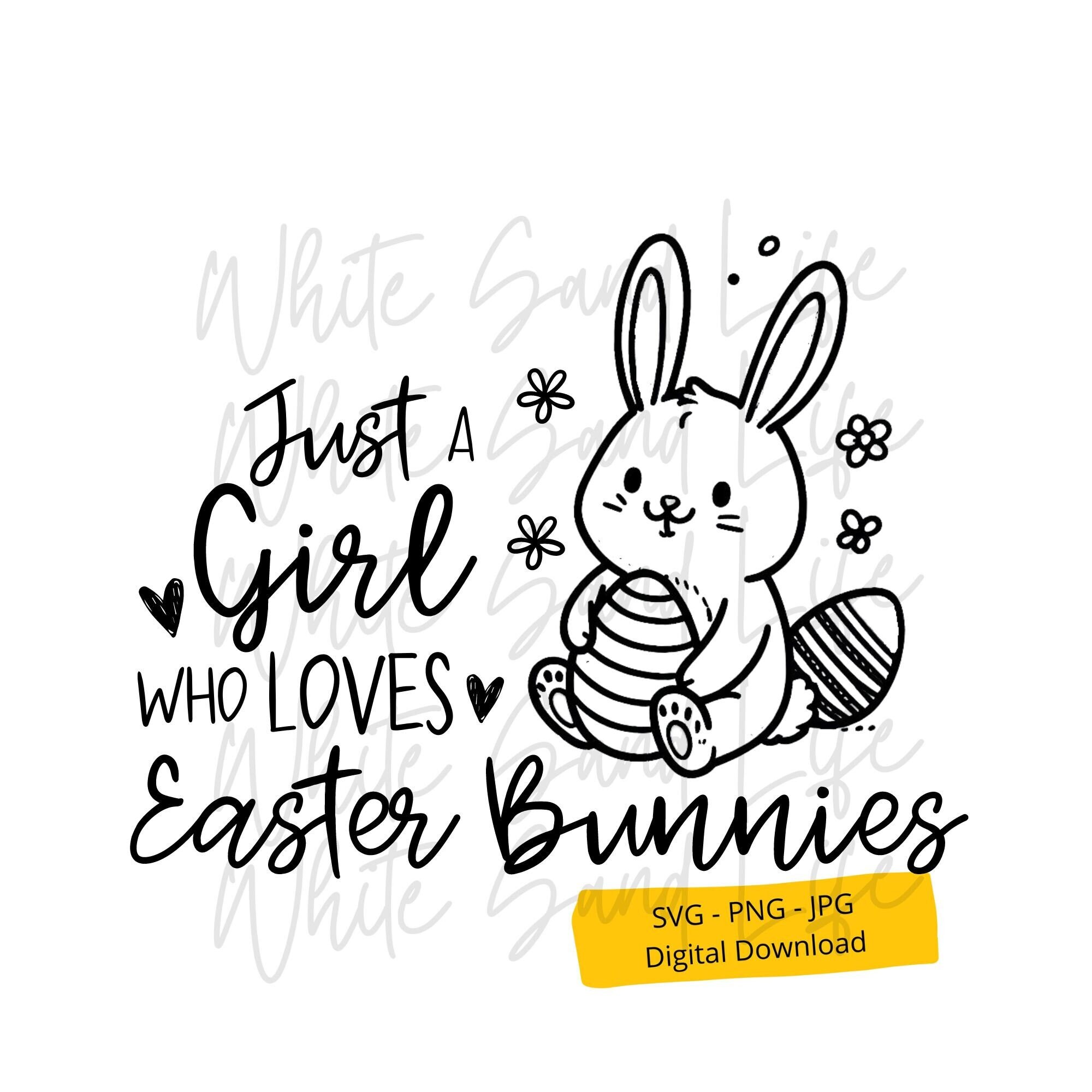 Easter Bunny Svg, Spring Png, Easter Bunny Girl Boy, Easter Shirt ...