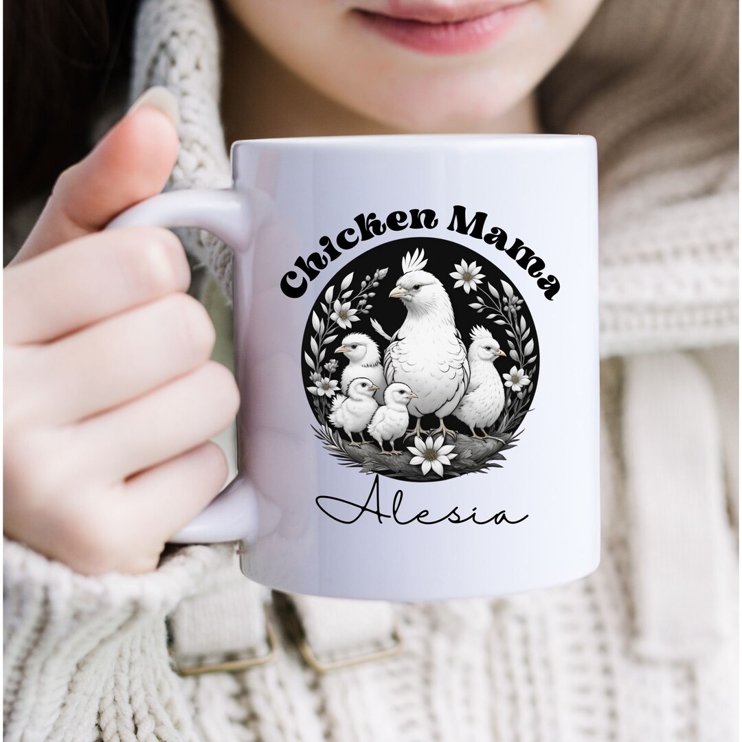 Personalized Chicken Mug, Chicken Mom Mugs, Chicken Mama Mug, Crazy ...