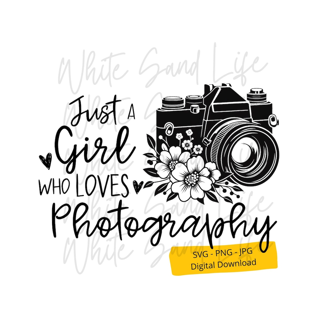 Camera Svg Bundle, Photographer Png, Floral Camera Clip Art ...