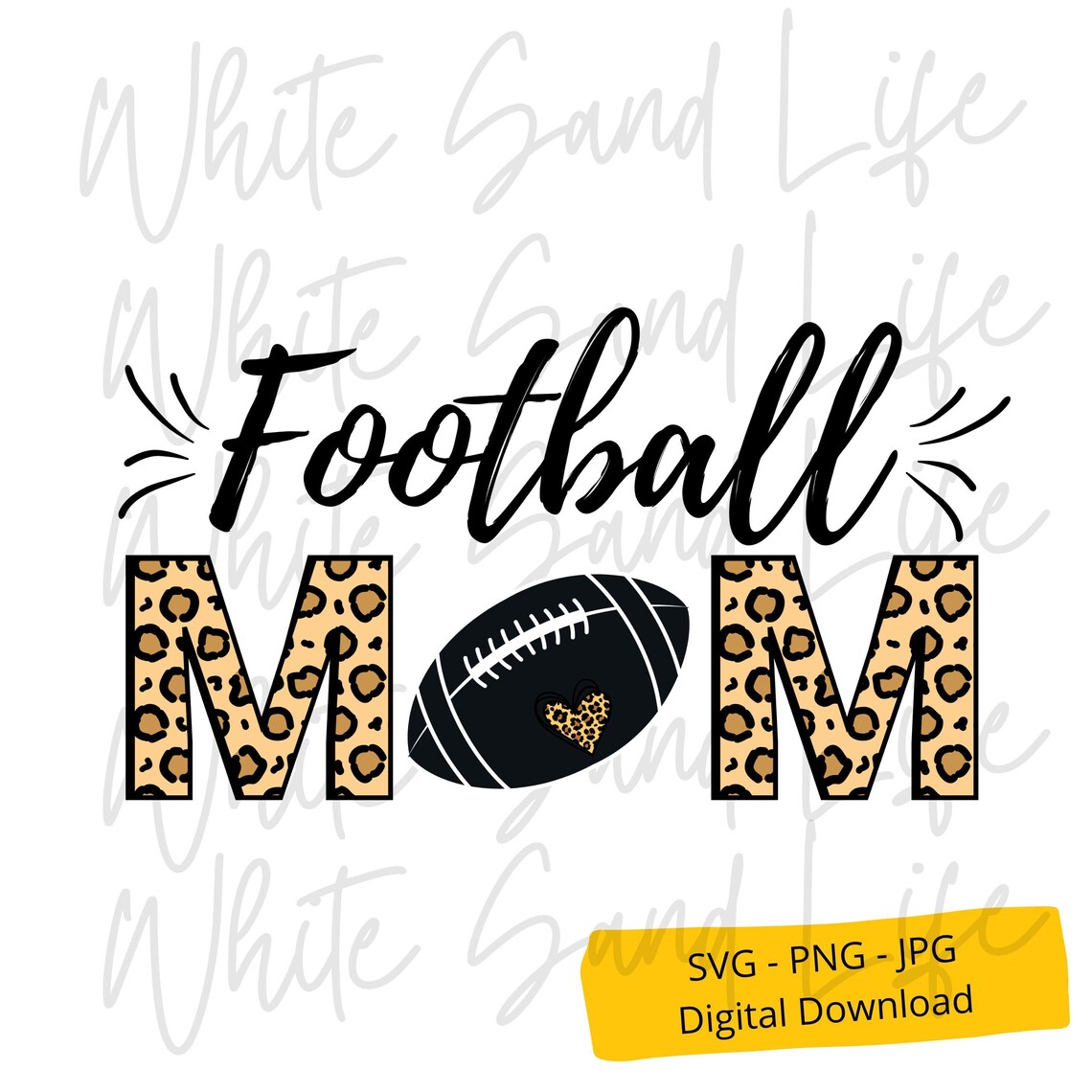 Football Mom Svg and Png Football Mom Sublimation Design - Etsy