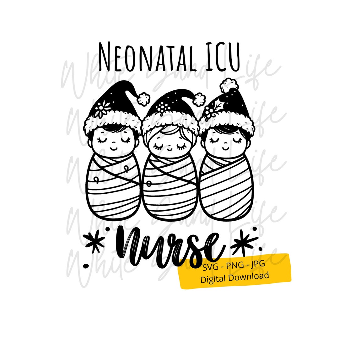 Christmas Nicu Nurse Svg, Nicu Nurse Png, Nicu Nurse Gifts, Svg for ...