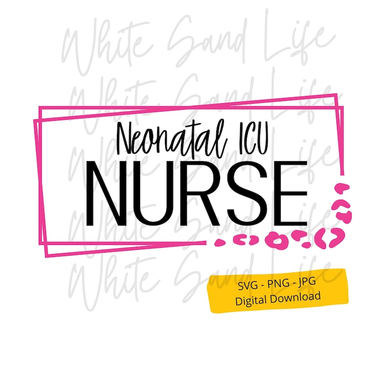 Cheetah NICU Nurse Svg, Neonatal ICU Nurse Png, NICU Svg, Nicu Nurse ...