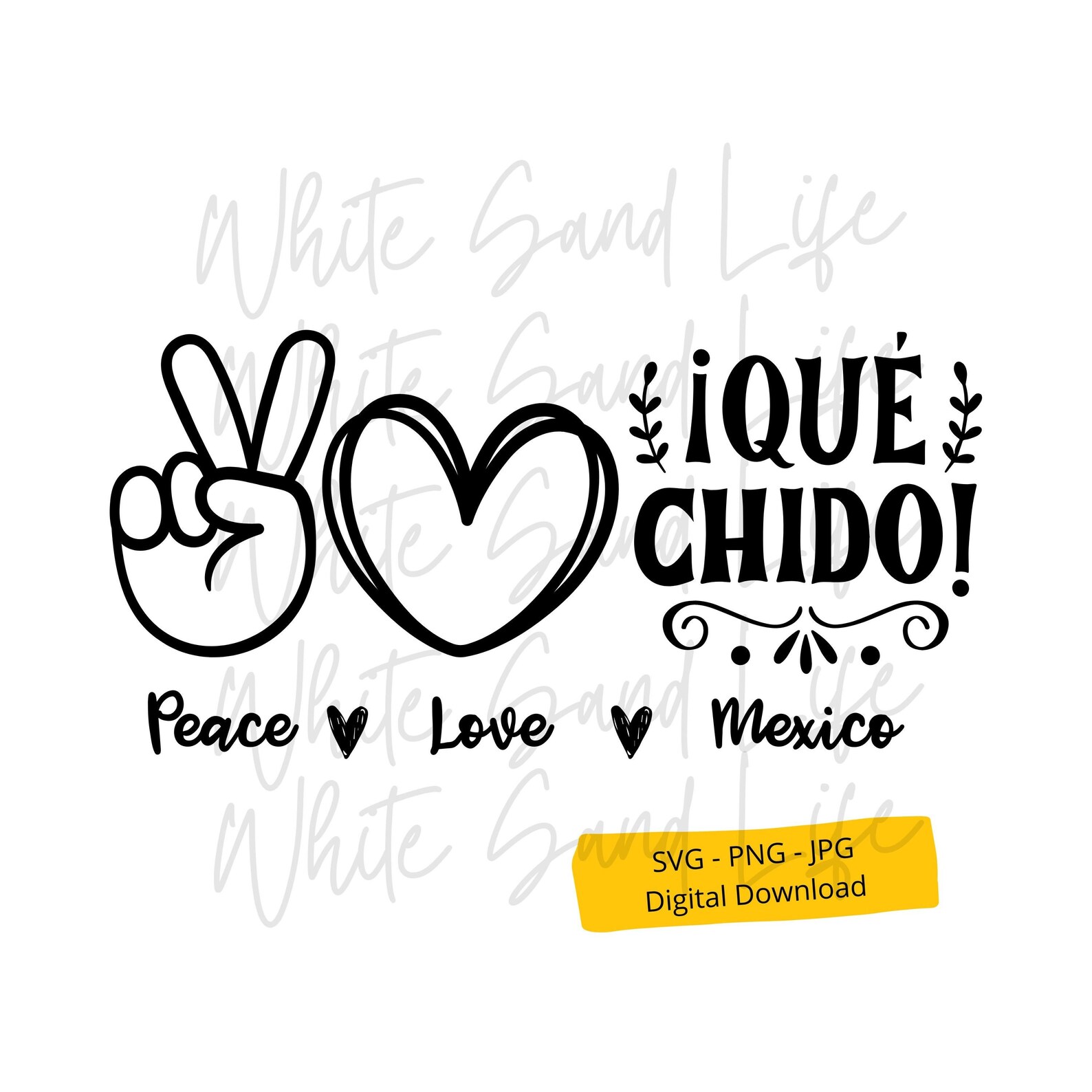 Mexico Svg, Peace Love Que Chido Png, Independencia Mexico Clip Art ...