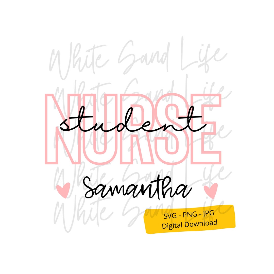 Student Nurse Svg, Nurse Svg, NP Png, Future Nurse Svg, Emergency Nurse ...