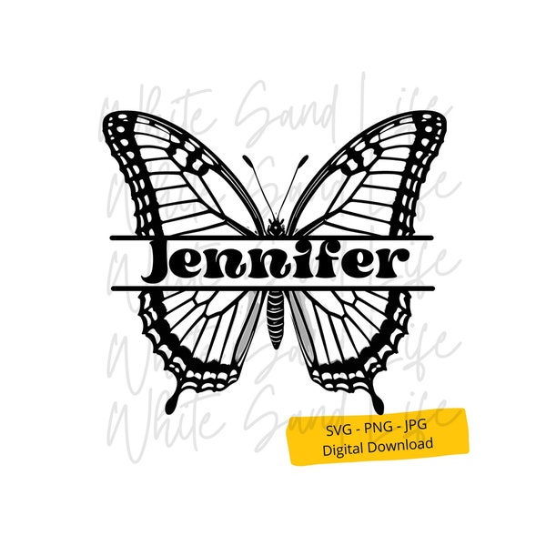 Butterfly Monogram - Etsy