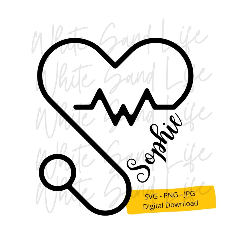 Stethoscope Svg, Nurse Png, Nurse Life Svg, Medical Svg, Doctor Svg, RN ...