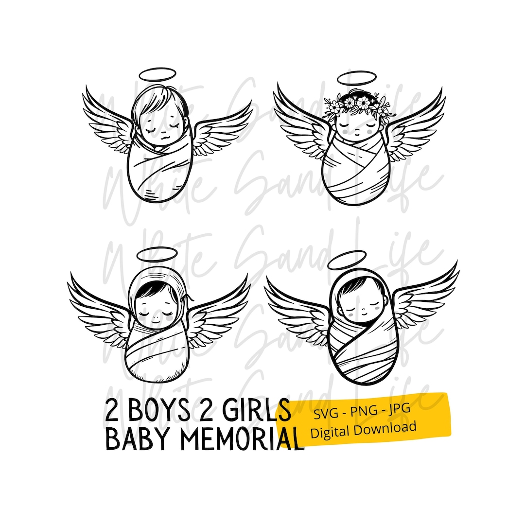 Baby Loss Memorial Svg Bundle, Pregnancy Loss Png, Infant Loss Clip Art ...