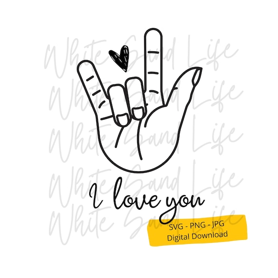 I Love You Sign Language Clip Art